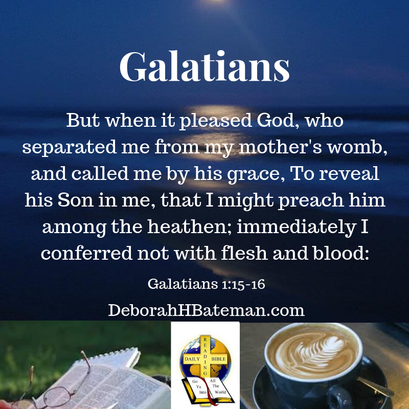 Daily Bible Reading "In His Time" (Galatians 1:13-24) | Deborah H ...