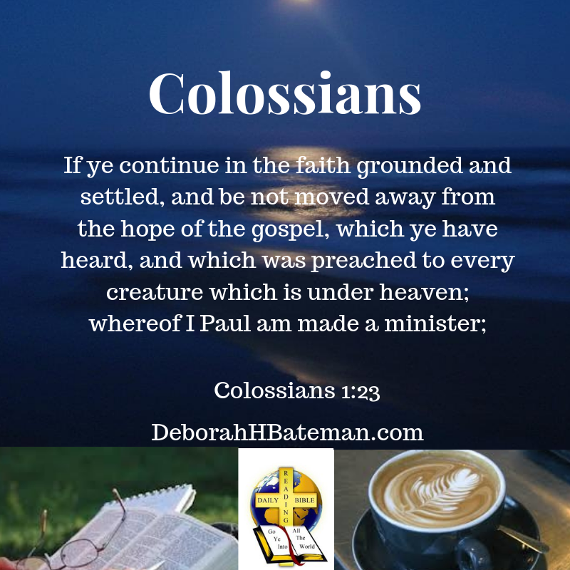 Daily Bible Reading "The Hope of the Gospel" (Colossians 1:18-29 ...